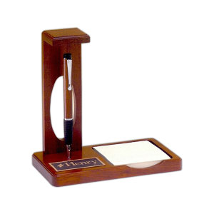 Engraved Floating Pen Desk Set - Personalize at BlackAceDesign.com